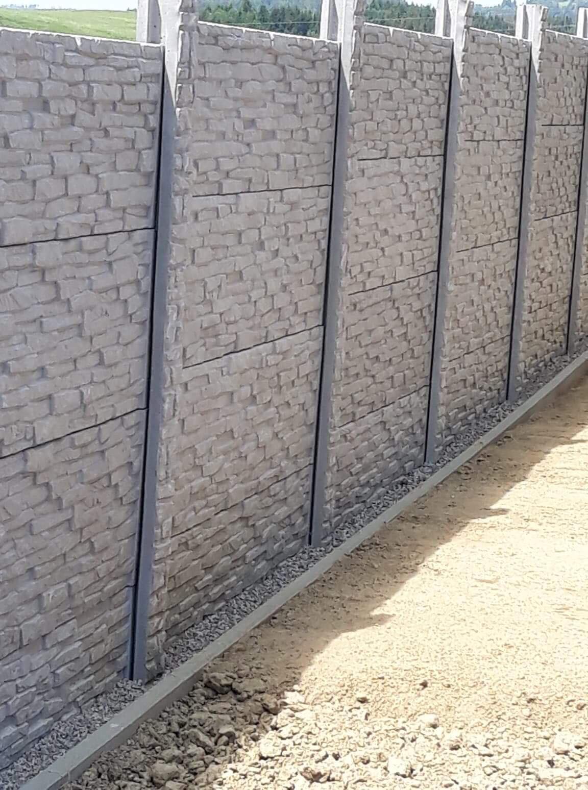 Realizácia Rabčice – Betónový plot - Powerbeton